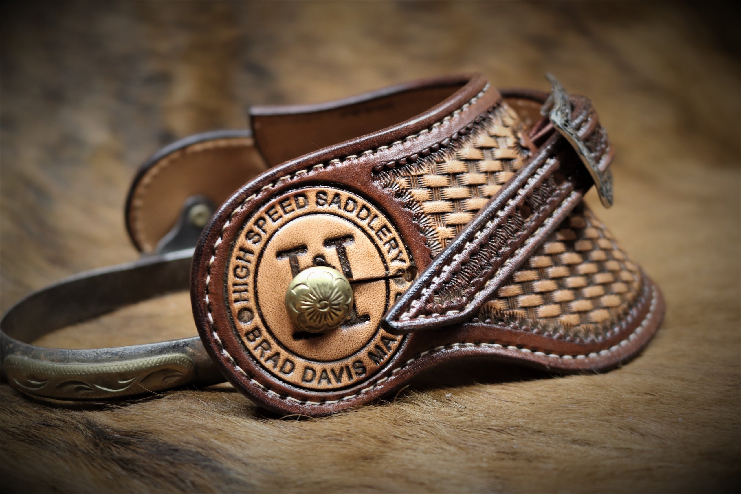 Custom Handmade Spur Straps | High Speed Saddlery